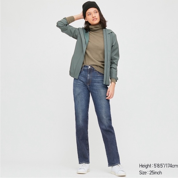 Uniqlo | Jeans | Uniqlo High Rise Regular Fit Straight Leg Jeans | Poshmark